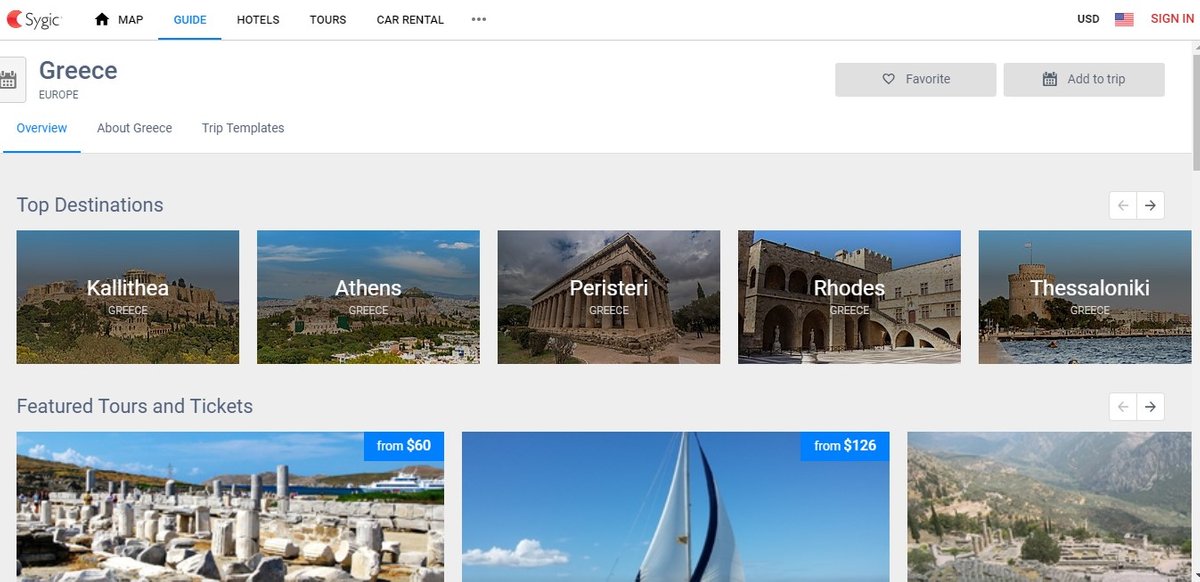 Sygic Maps - Online maps, guide, tour, car rental website for ...