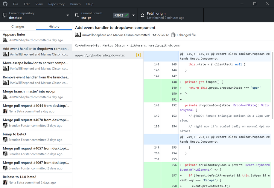 GitHub Desktop - Desktop GUI from the Github web the largest Git repository | Steemhunt