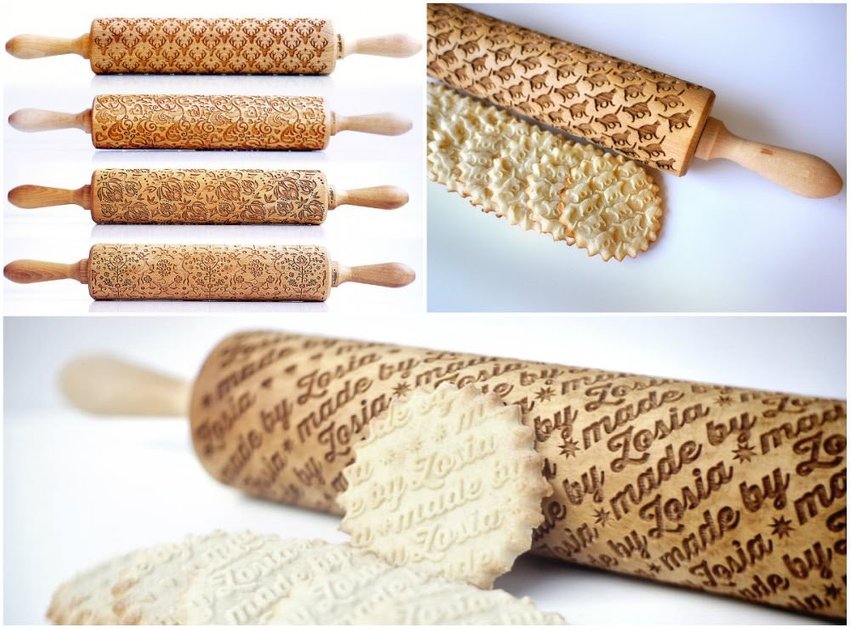 Embossing Rolling Pins - What a brilliant idea to make your cookies ...