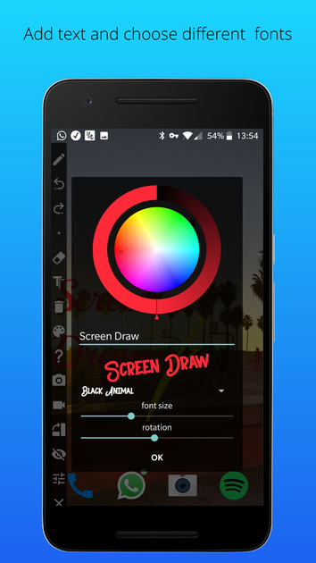 Screen Draw Screenshot Pro - Draw right on the screen for the ...
