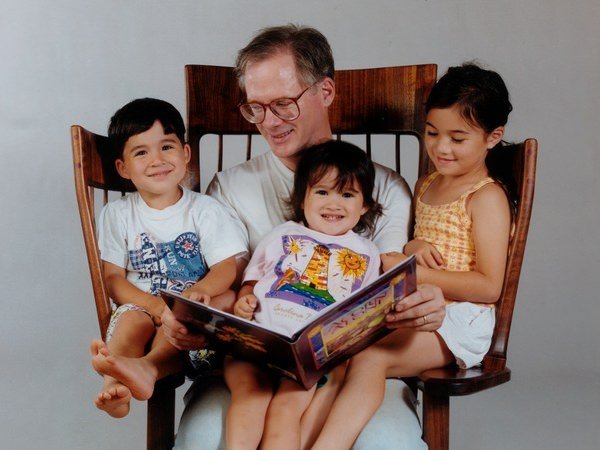 StoryTime Rocking Chair - Three children could have a comfortable seat ...
