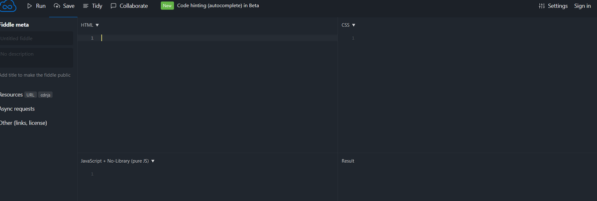 Jsfiddle Experiment With Javascript Or Be Inspired By Others Steemhunt