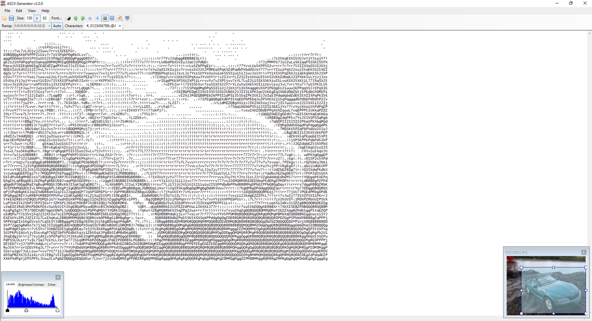 Ascgen 2 - Software that turns your pictures into ascii art | Steemhunt