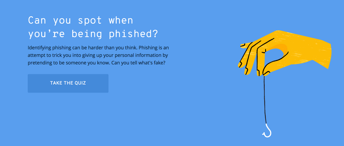 Phishing Quiz - Phishing Protection training by Google | Steemhunt