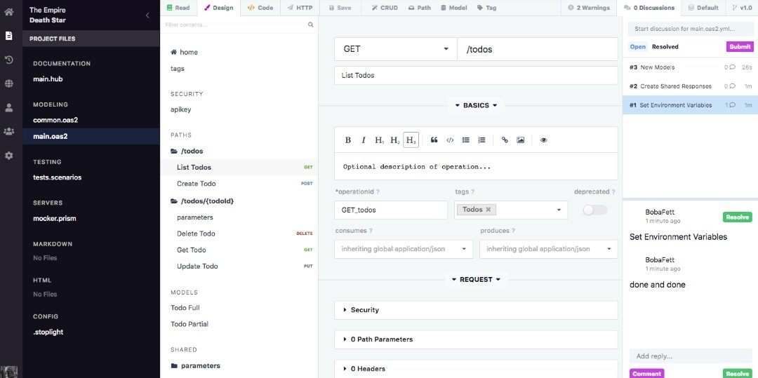 Stoplight - A powerful tool to create an OpenAPI document for your API ...