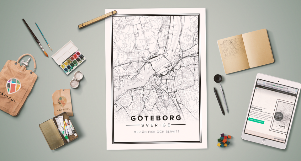 Mapiful - Create map posters of your favorite place or city | Steemhunt