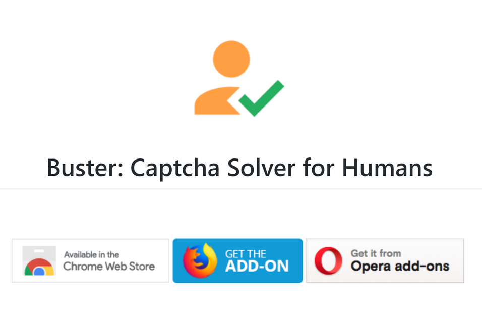 Buster - Automatic Captcha Solver for Humans | Steemhunt