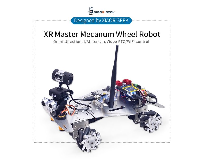 XRMaster - All-Terrain Open Source robot with Omnidirectional Wheels | Steemhunt