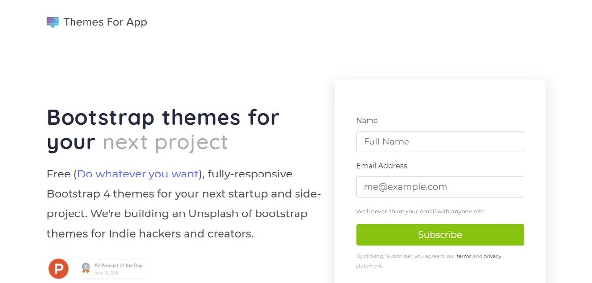 Themes For App - Bootstrap themes for your next project | Steemhunt