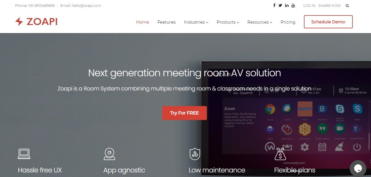 Zoapi Hub - Efficent & Effective Meeting Room Solution | Steemhunt