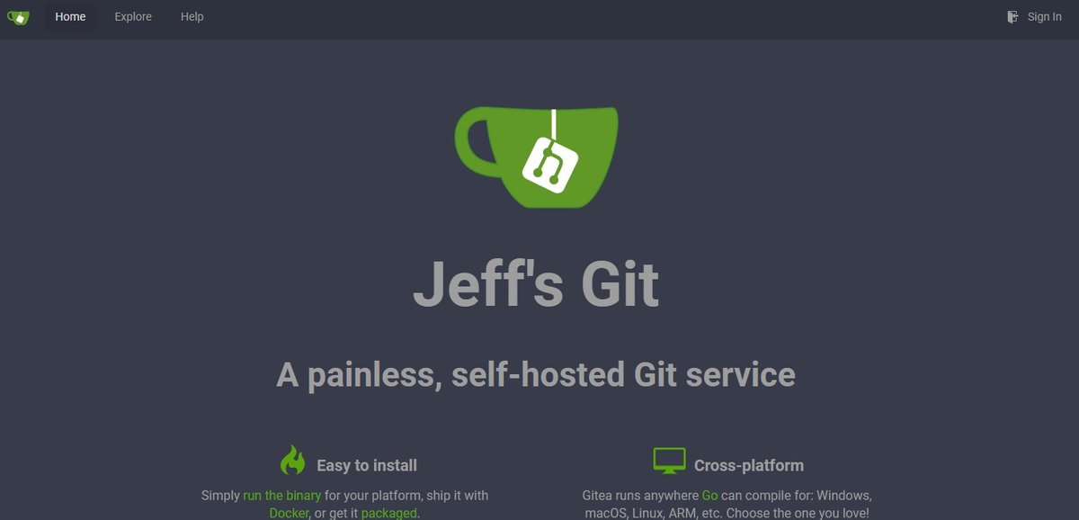 Jeff's Git - Open source, self hosted Git Service | Steemhunt