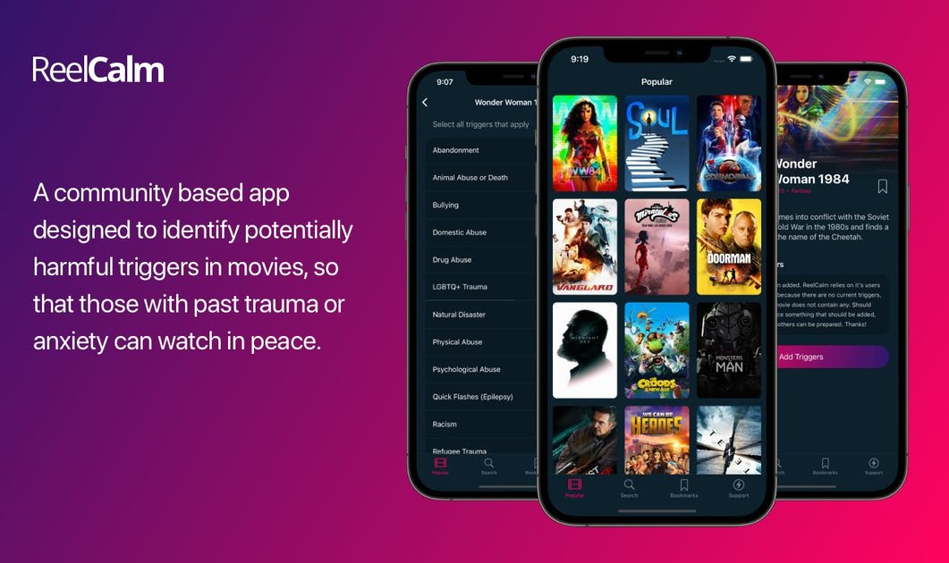 ReelCalm - A community app identifying emotional triggers in movies ...