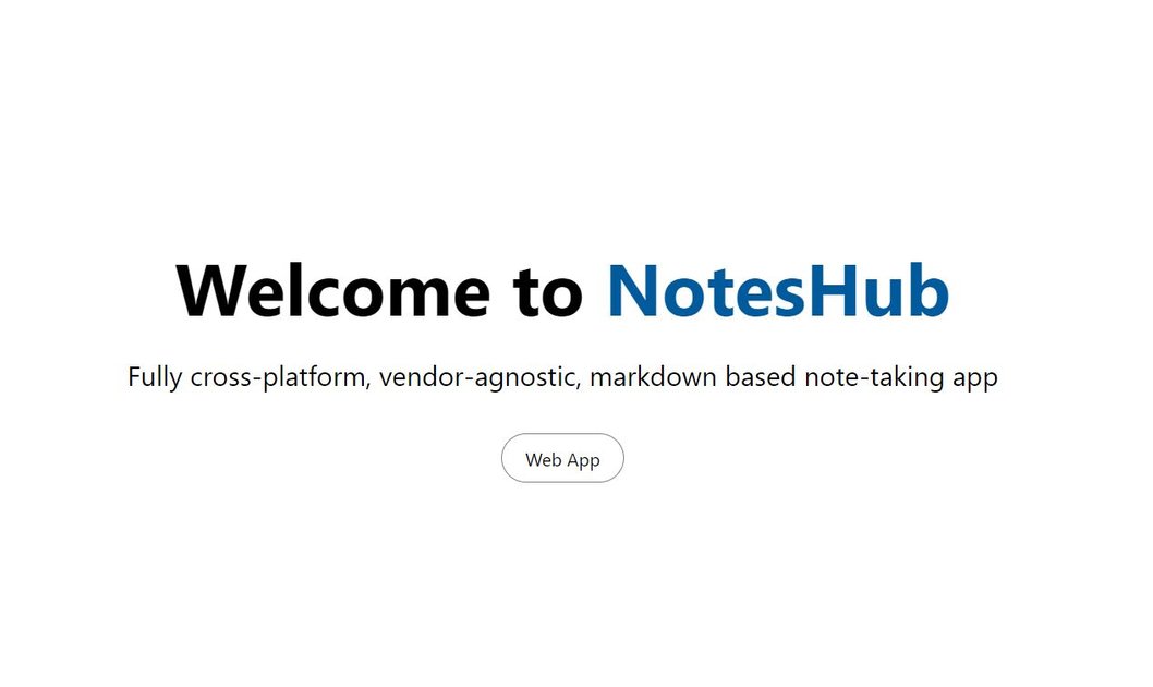 Noteshub Fully Cross Platform Markdown Based Note Taking App Steemhunt