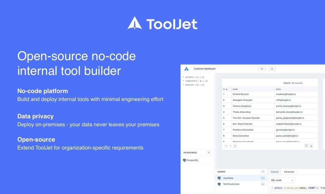 ToolJet - Open-source alternative to Retool | Steemhunt