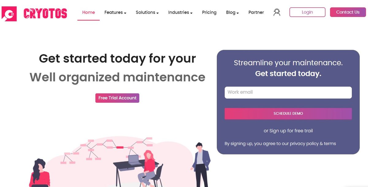 Cryotos - Crypto based maintenance management software | Steemhunt