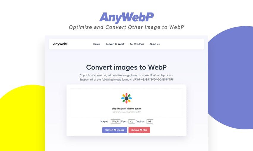 AnyWebP - Convert WebP to JPG/PNG/ICO and image formats back to WebP | Steemhunt