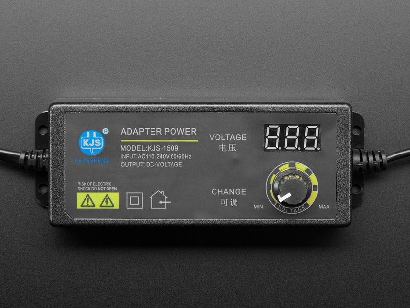 Adjustable Power Supply w/ 2.1 - This 3V to 24V Adjustable Power Supply ...