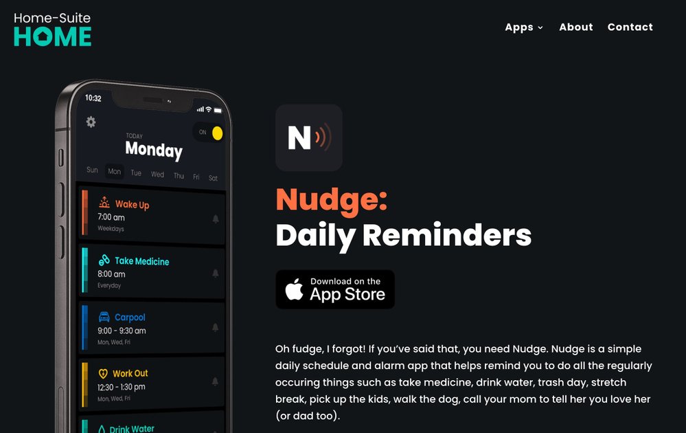 Nudge - A simple daily schedule and notification app | Steemhunt