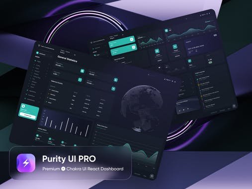 Purity Ui Dashboard Pro Premium Chakra Ui And React Dashboard Steemhunt