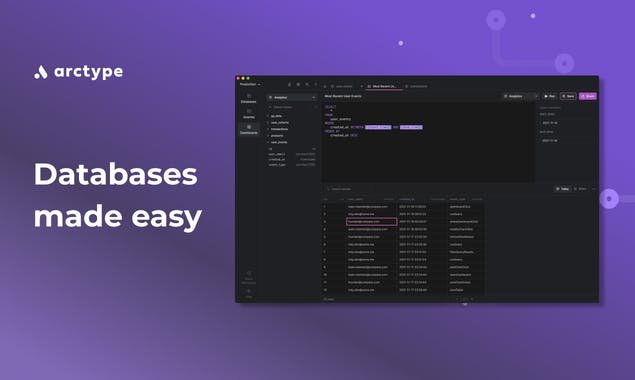 Arctype - Supercharged SQL client for developers and teams | Steemhunt