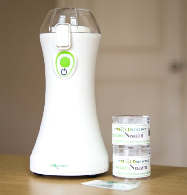 Mold/Allergen Test Kit - Professional-grade, reusable, air sampling ...