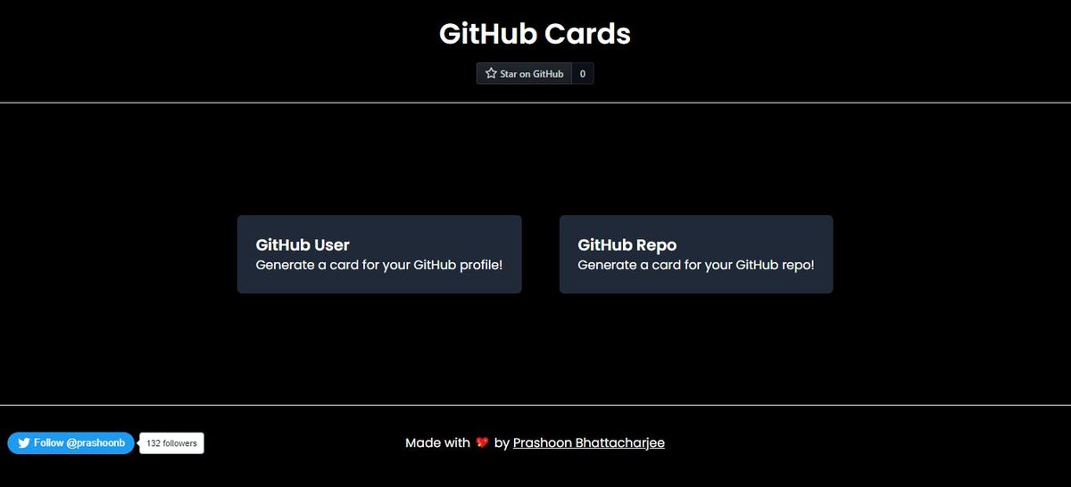 GitHub Cards - Create amazing cards for your GitHub profile or GitHub ...