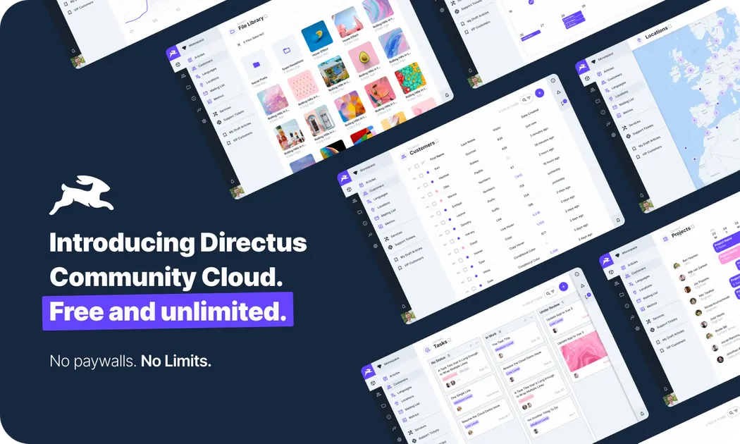 Directus Cloud - A modern data stack in 90 seconds, no-code app & data API | Steemhunt