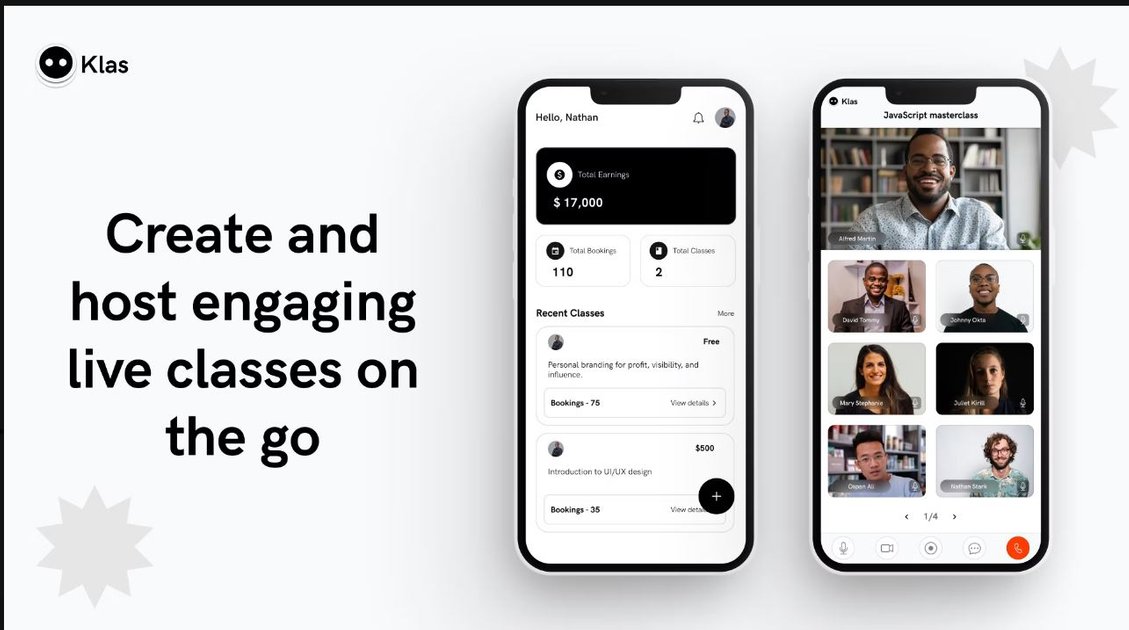 Klas - Create and host engaging live classes with ease | Steemhunt