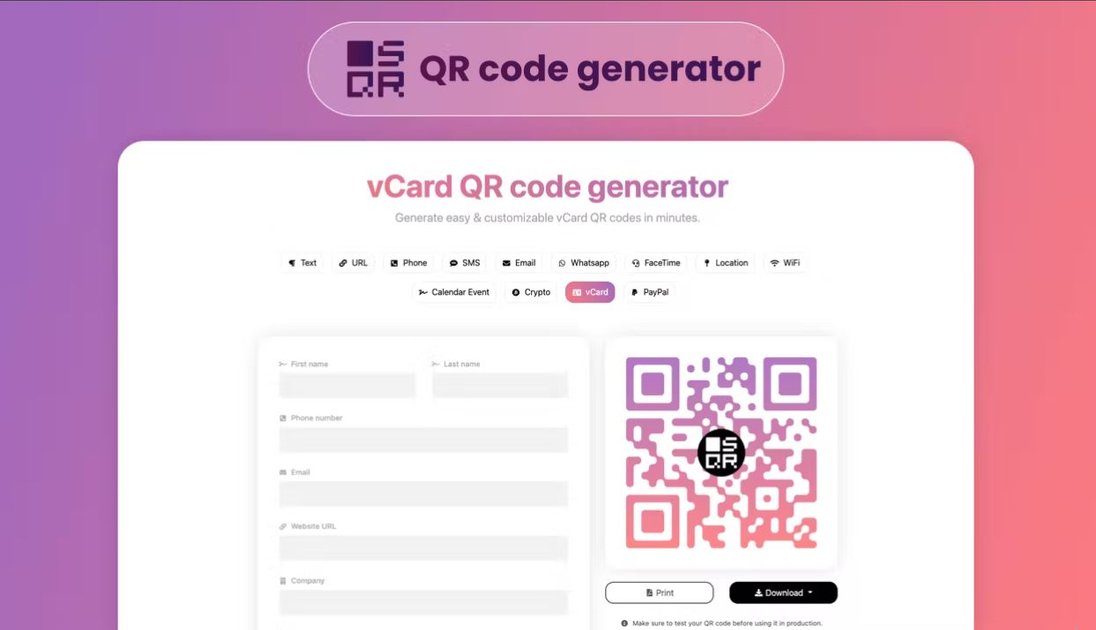 SQR - Ultimate QR code generator & URL shortener | Steemhunt