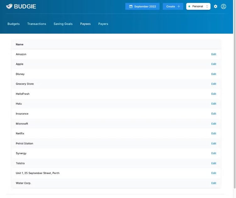 Budgie - Privacy focused budgeting web application | Steemhunt