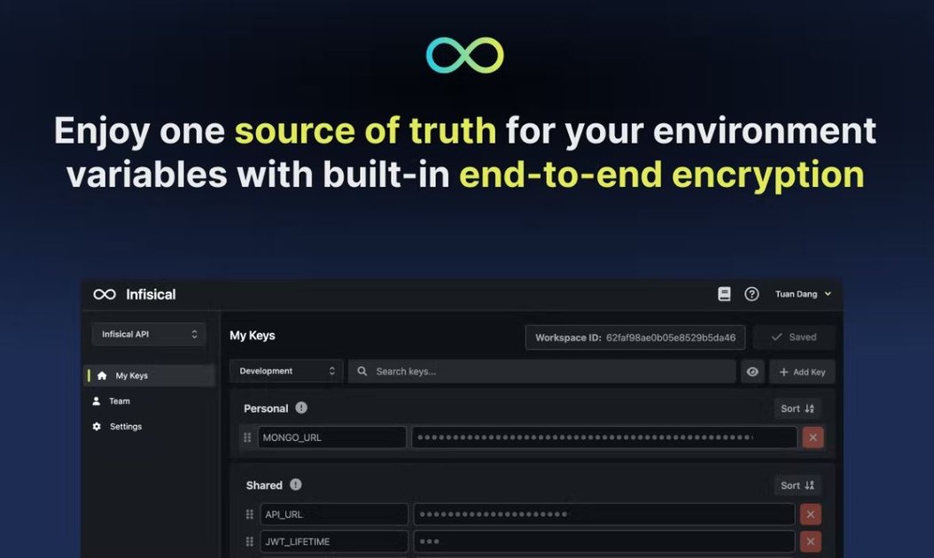 Infisical - Help dev teams sync environment variables | Steemhunt