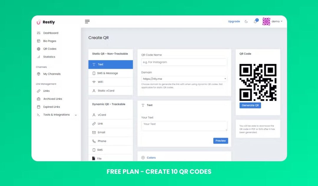 Qr Codes By Restly Generate Fully Customized Qr Codes With Color Shape And Logo Steemhunt