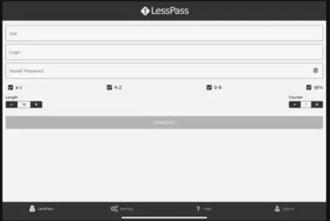 LessPass - Stateless Password Manager | Steemhunt