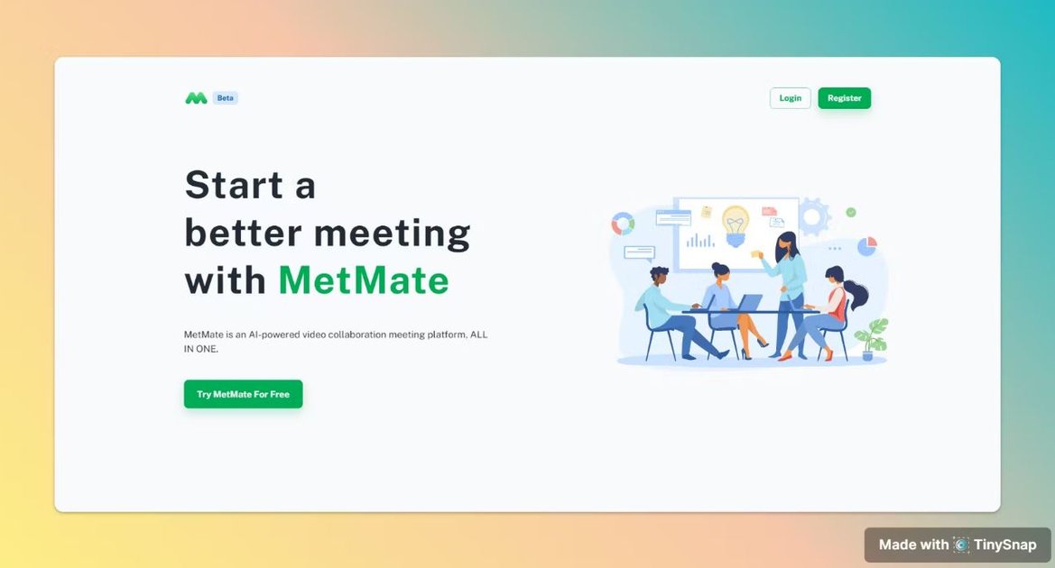 MetMate - AI-powered collaboration meeting platform | Steemhunt
