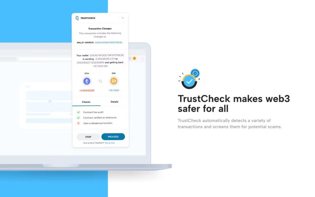 TrustCheck - Powerful web3 transaction security | Steemhunt