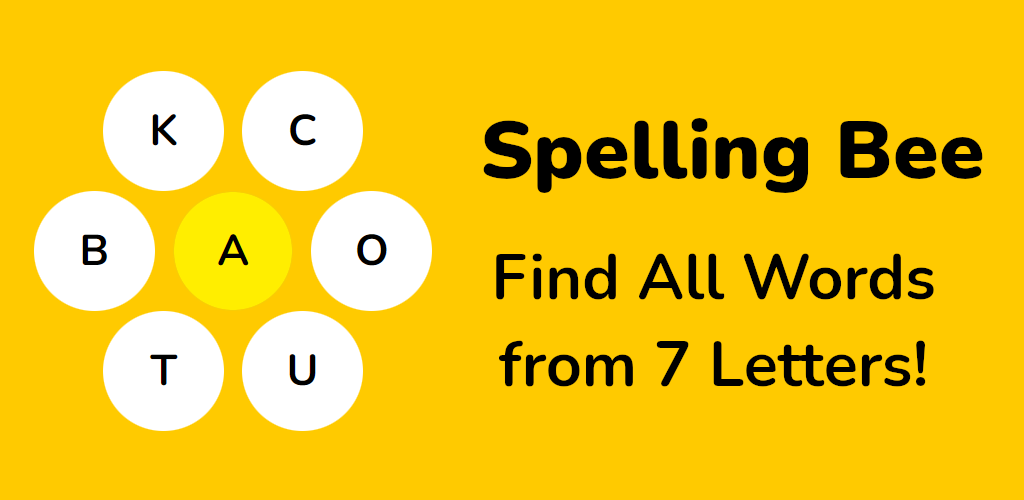 Spelling Bee - Spelling Bee Game - Find words and pangrams from 7 ...