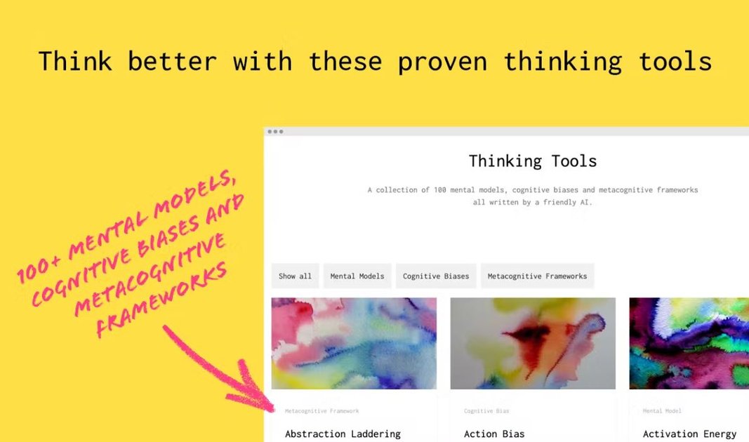 Thinking Toolbox - Get smarter with 100 AI-generated thinking tools ...