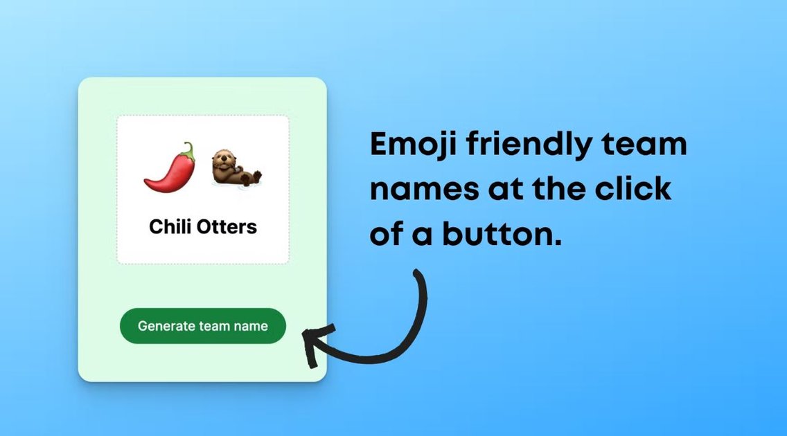 Emoji Team Name Generator - Creative team names at the click of a ...