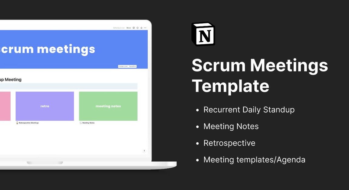 Daily Scrum Meetings - Notion template with daily and retro meetings ...