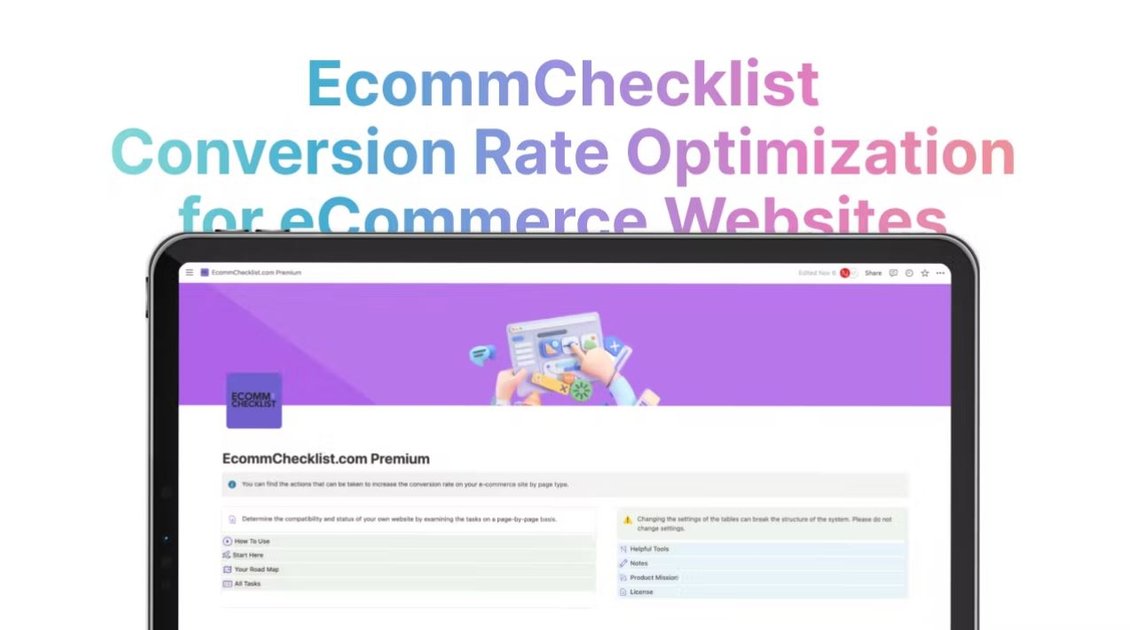 Ecommchecklist Create Ecommerce Conversion Roadmap Using Drag And Drop System Steemhunt