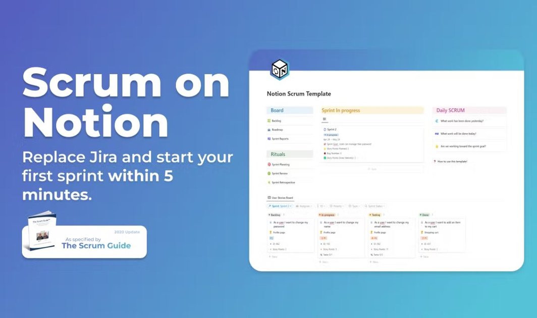 Notion Scrum - An easy-to-use Scrum board that replaces Jira on Notion | Steemhunt