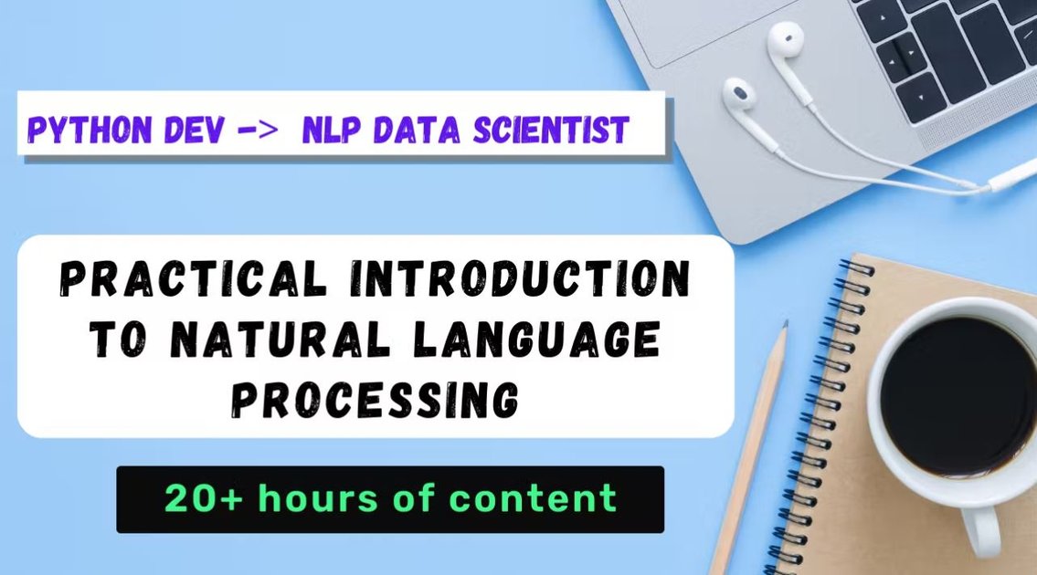 Learn Natural Language Python Dev To An Nlp Data Scientist With Practical Projects Steemhunt 6648
