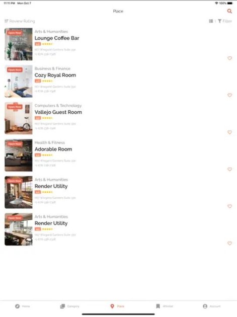 Listar RN - React Native Listing Directory | Steemhunt