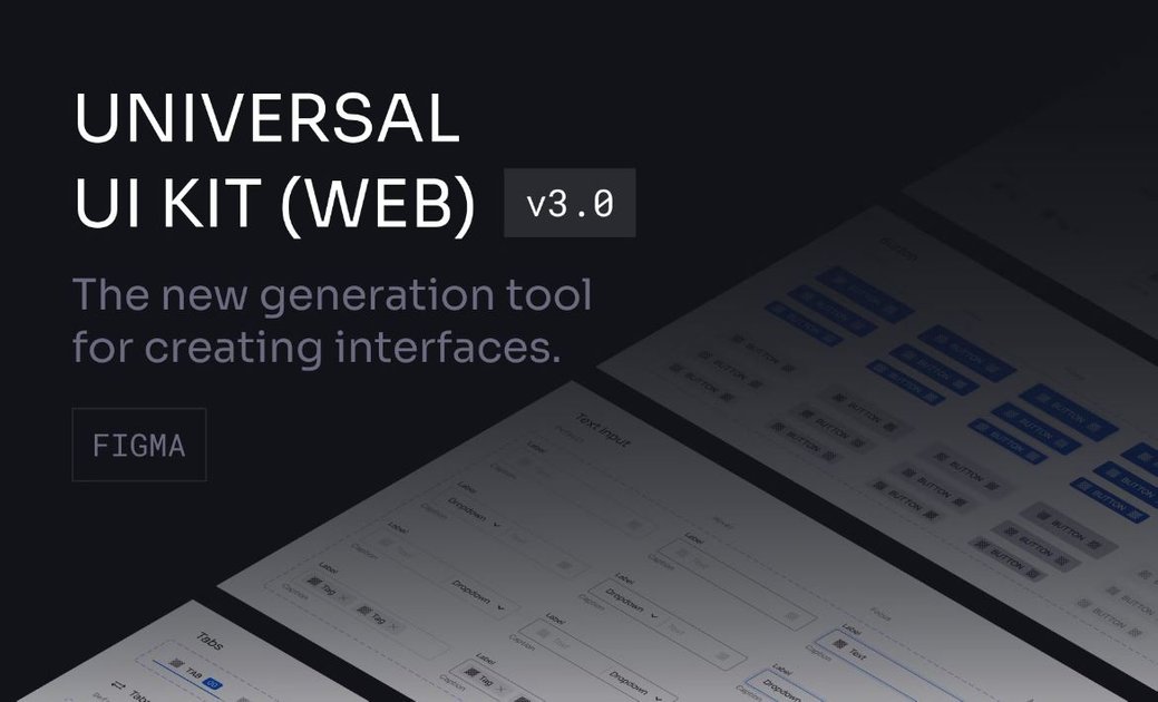 Universal Ui Kit The Most Universal Ui Kit For Figma Steemhunt