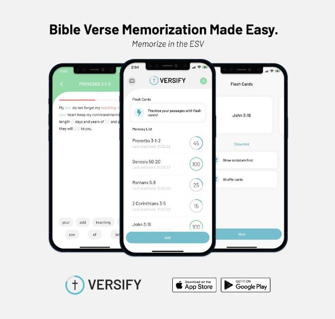 Versify - Bible verse memorization app | Steemhunt