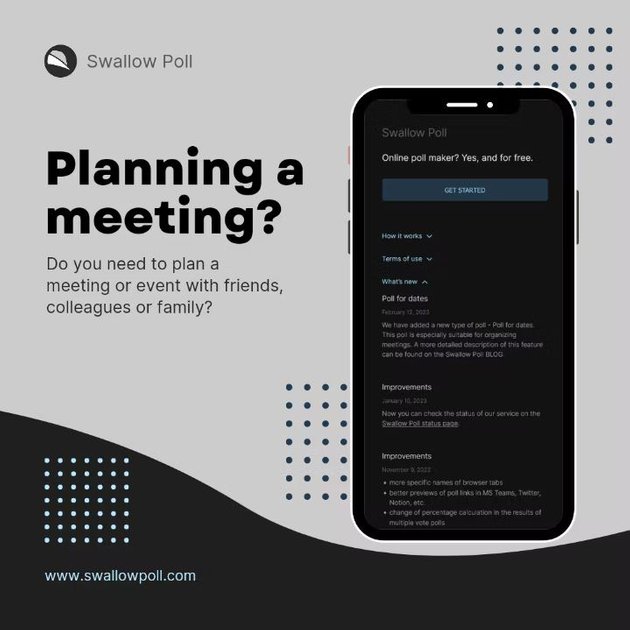 Swallow Poll - Free online poll maker | Steemhunt