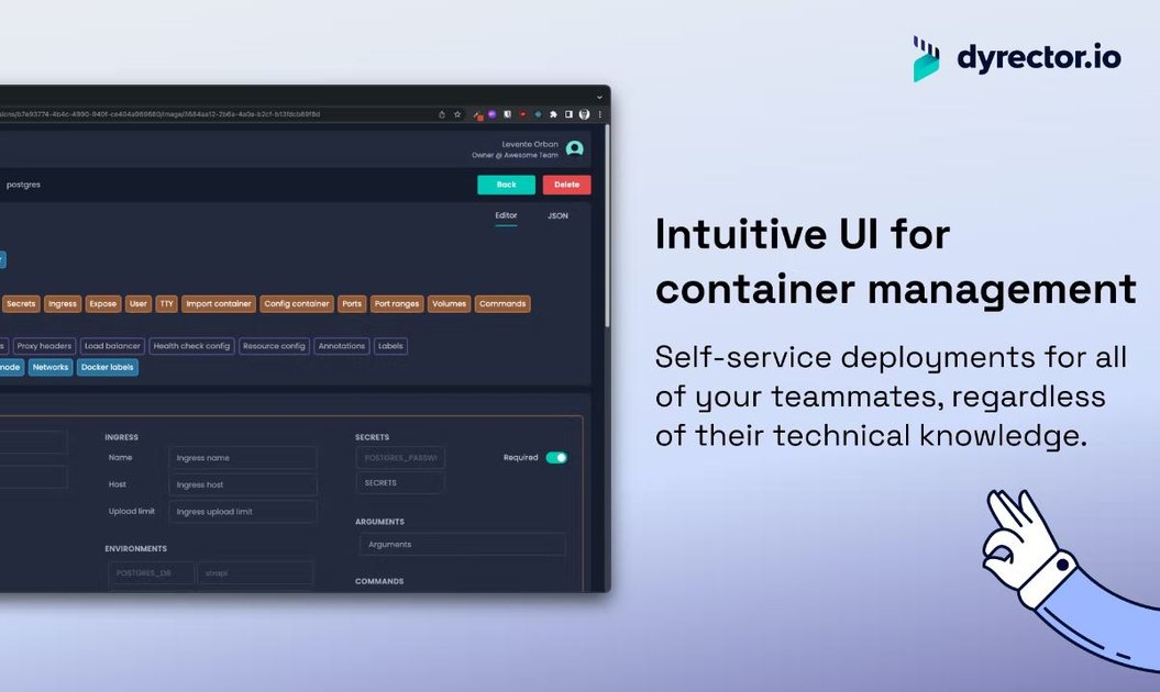 Dyrector.io - A self-hosted container management platform | Steemhunt
