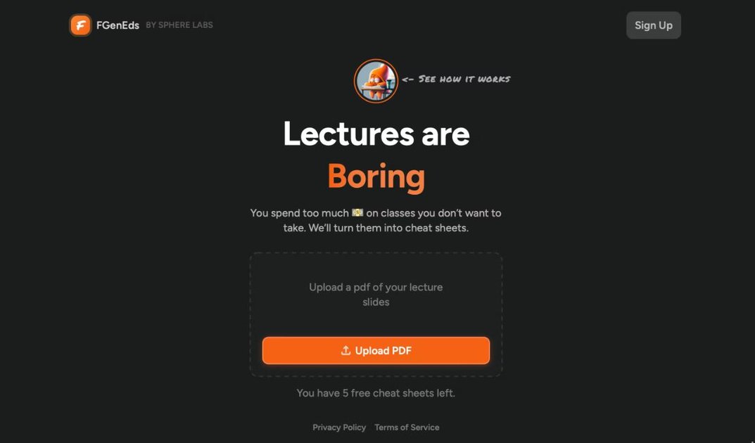 Fgeneds We Turn Lecture Slides Into Cheat Sheets Steemhunt