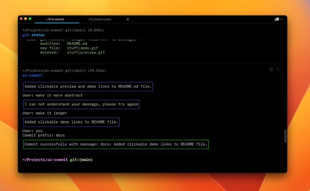 Ai Commit Cli Tool That Generates Commit Messages Using Openai