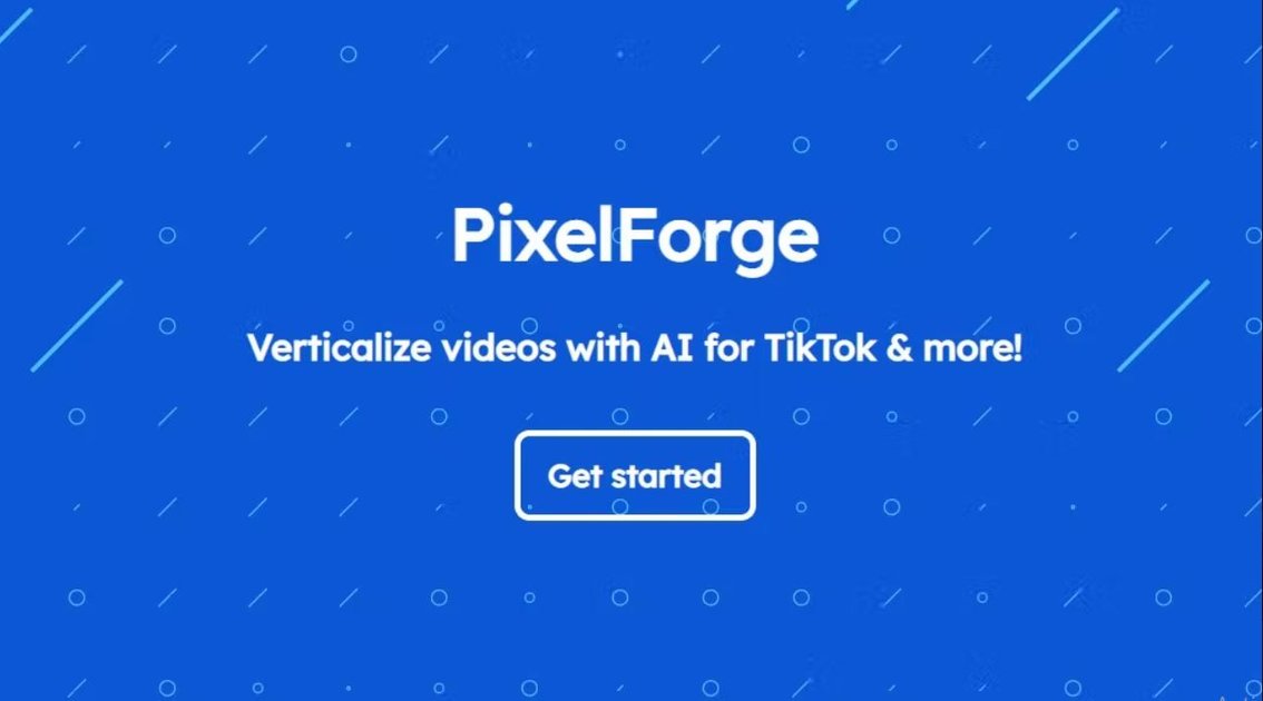 PixelForge - Verticalize YouTube videos with AI for TikTok, Reels & more | Steemhunt